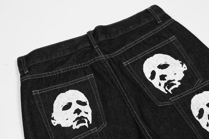 Gothic Vampire Denim Pants
