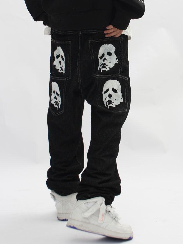 Gothic Vampire Denim Pants